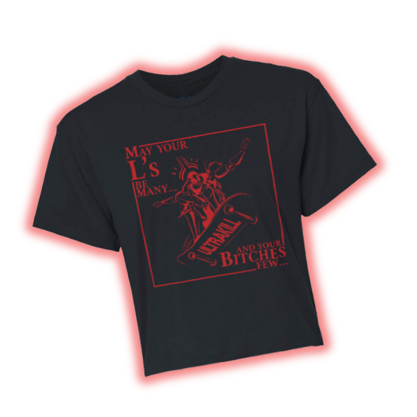 ULTRAKILL L's and Bitches Crop – The New Blood Store